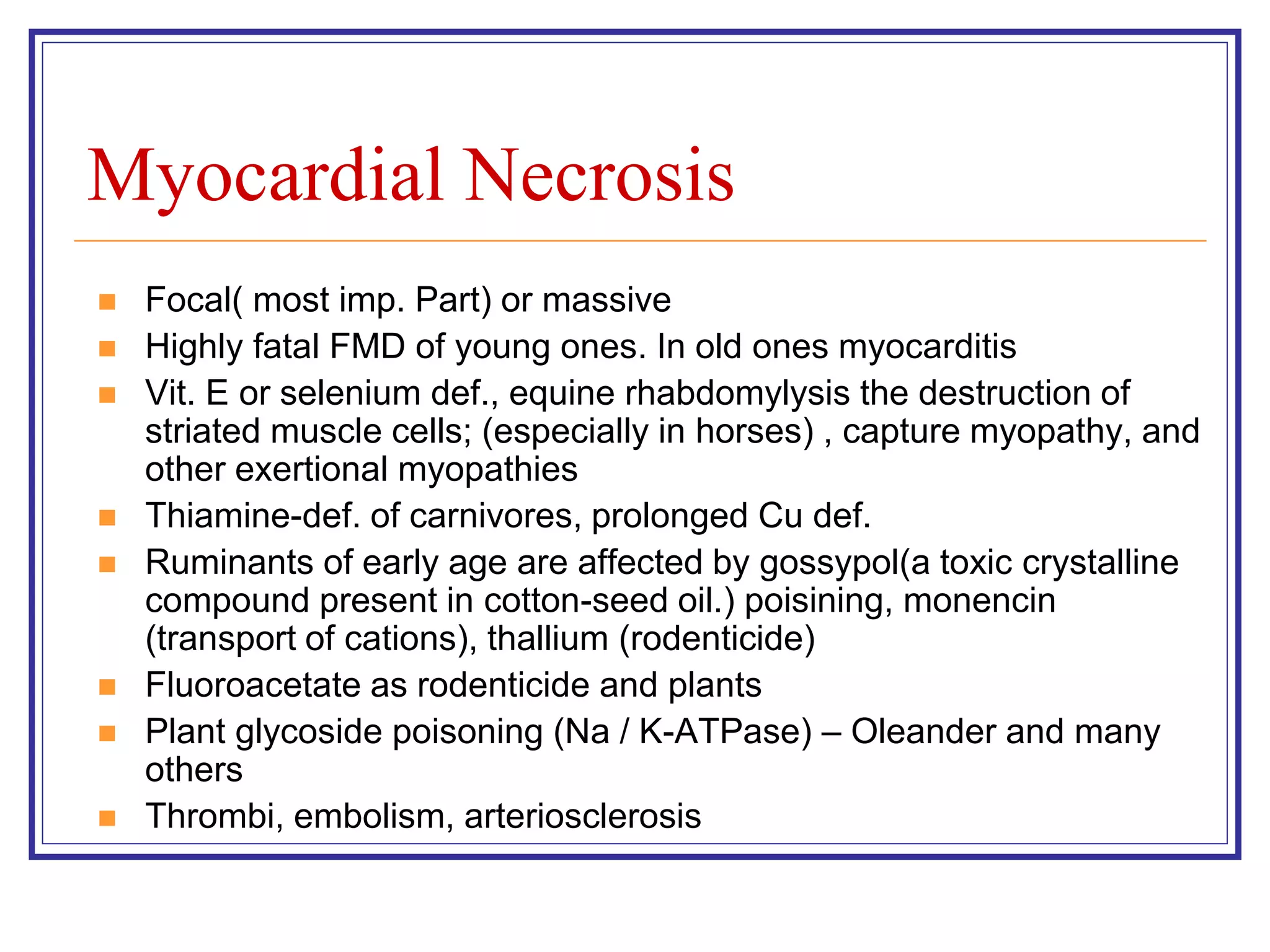 Veterinary Pathology of cardiovascular system | PPT