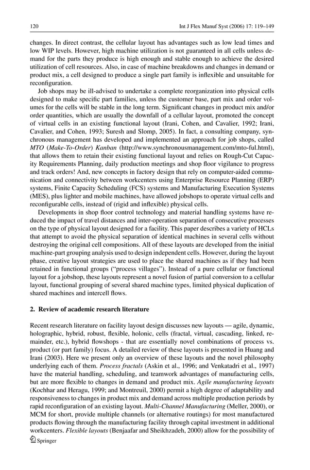 3 cascading flowlines and layout modules | PDF