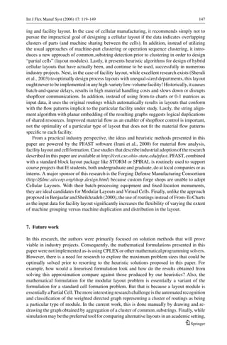 3 cascading flowlines and layout modules | PDF