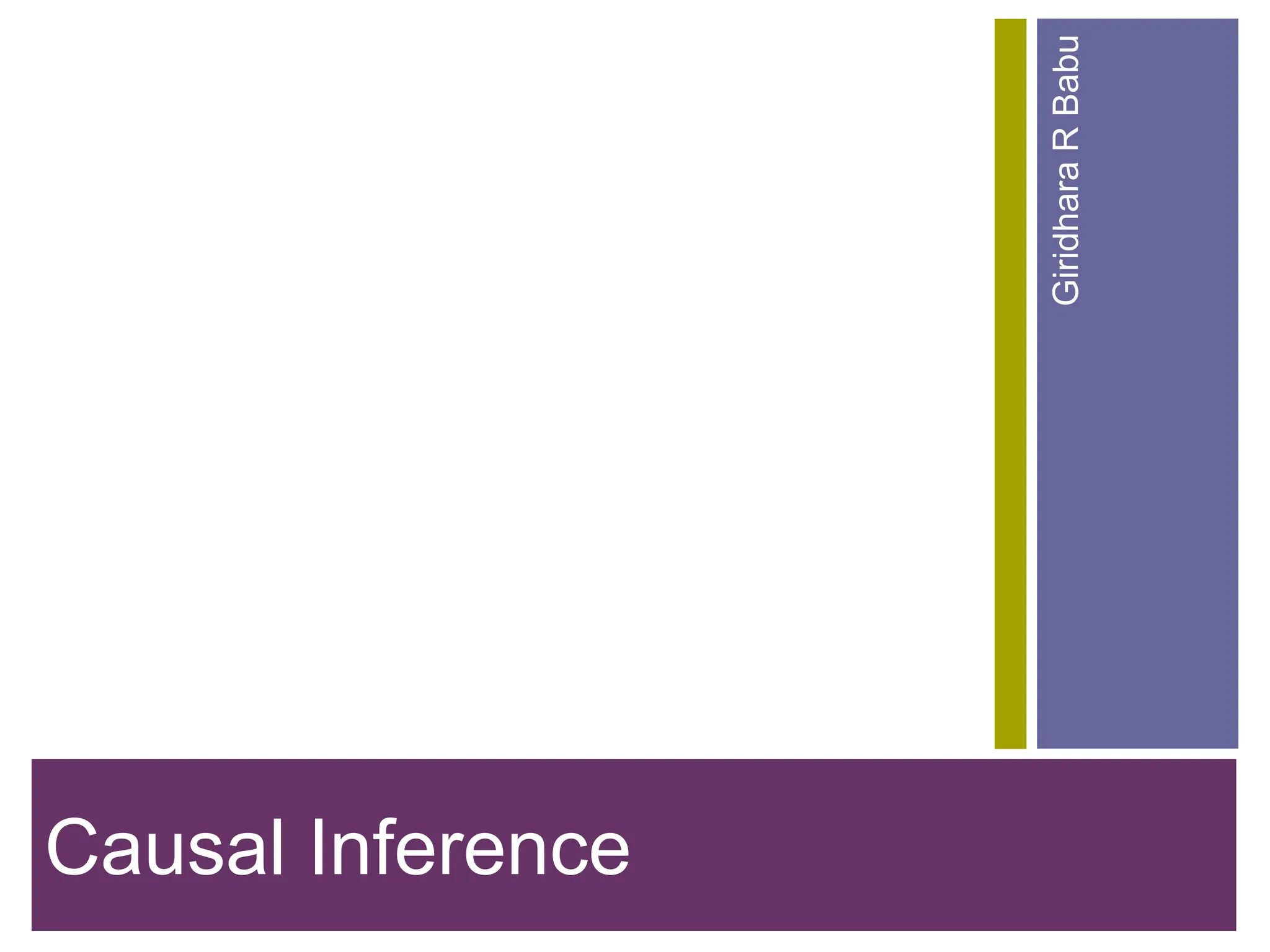 3 Causal Inference Ppt