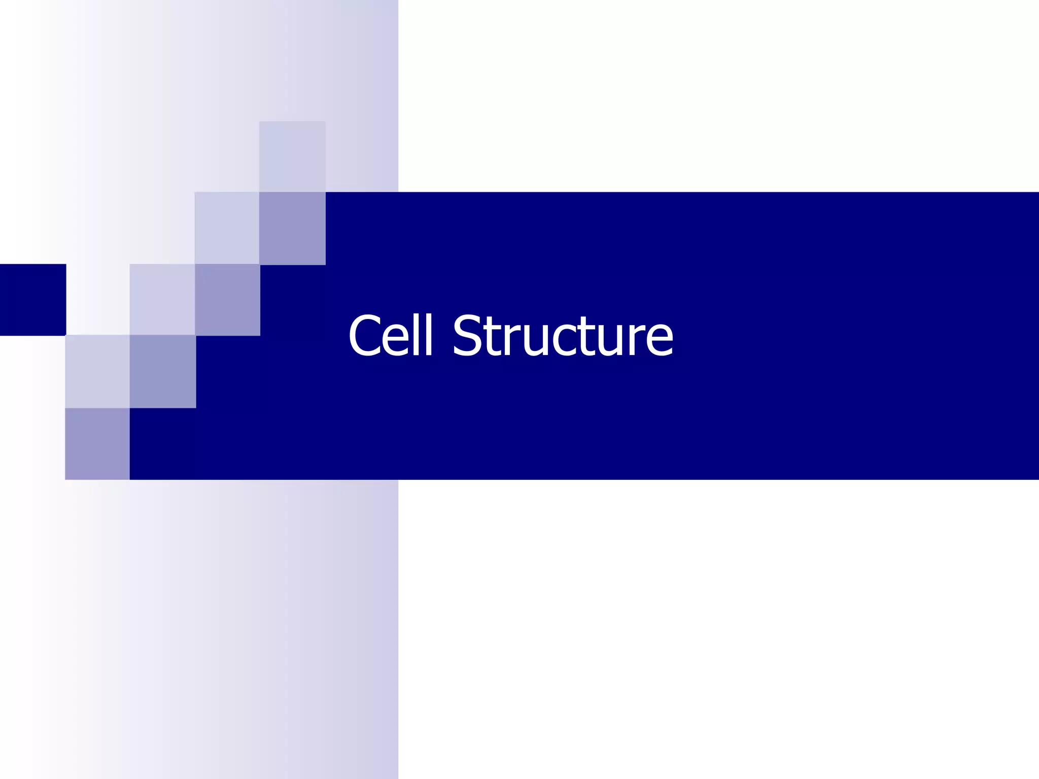 3. cell structure | PPT