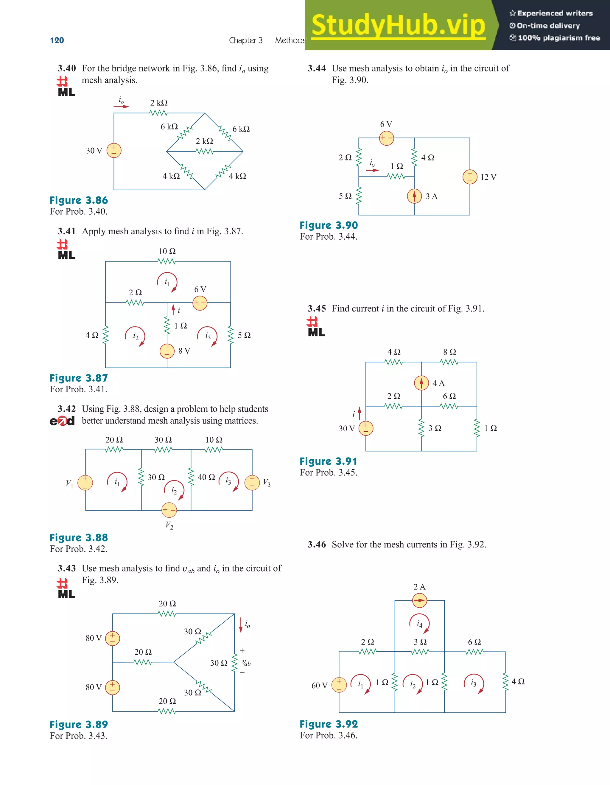 3- Ch03- Methods Of Analysis-Sadiku | PDF