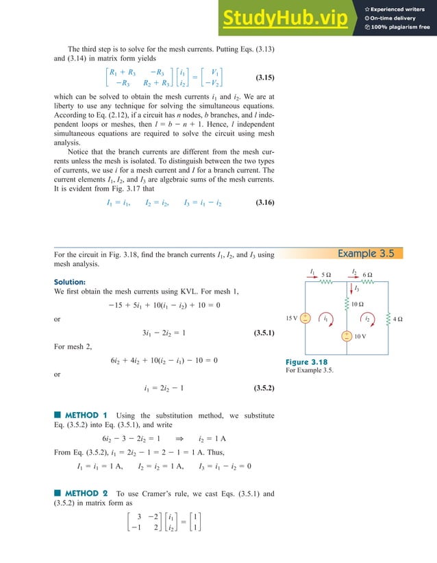 3- Ch03- Methods Of Analysis-Sadiku | PDF