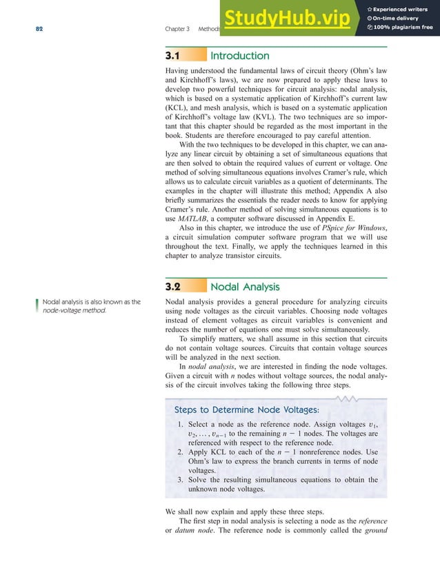 3- Ch03- Methods Of Analysis-Sadiku | PDF