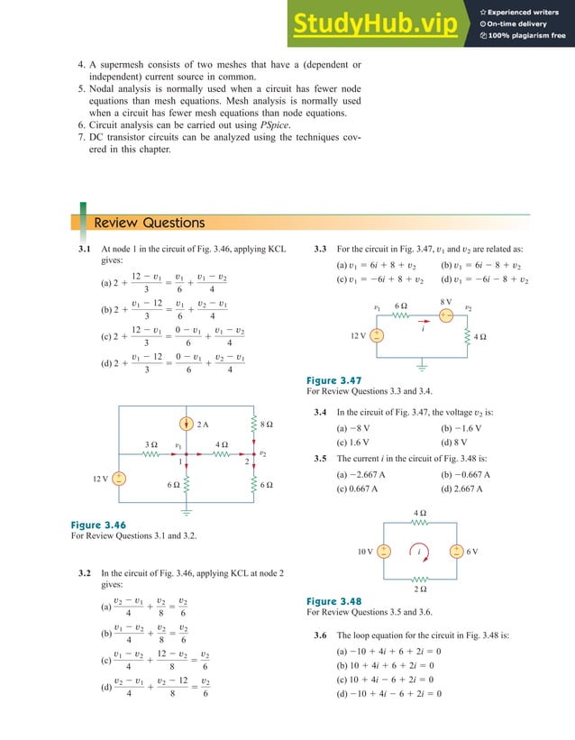 3- Ch03- Methods Of Analysis-Sadiku | PDF