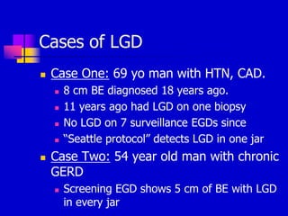 Endoscopy in Gastrointestinal Oncology - Slide 3 - A. Chak - Low-grade ...