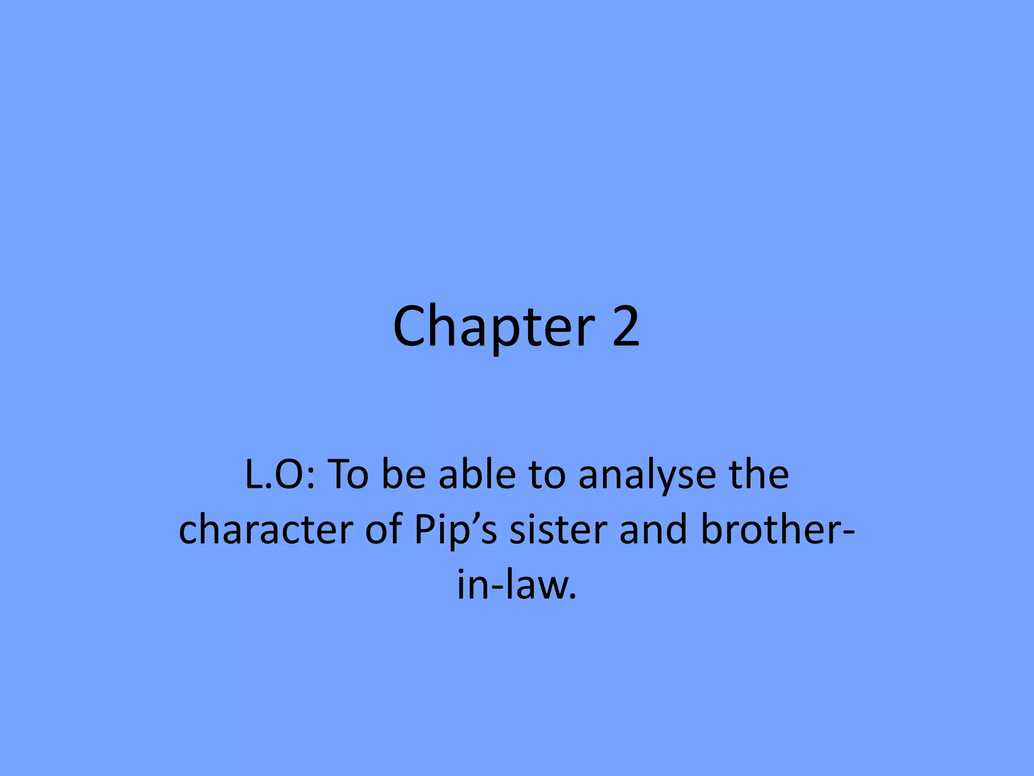 Great Expectations- Chapter 2 characters | PPTX | Celebrity Families ...