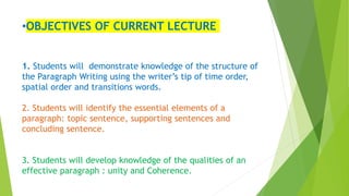 3- Chapter 2 - Writing Paragraphs lecture.pptx