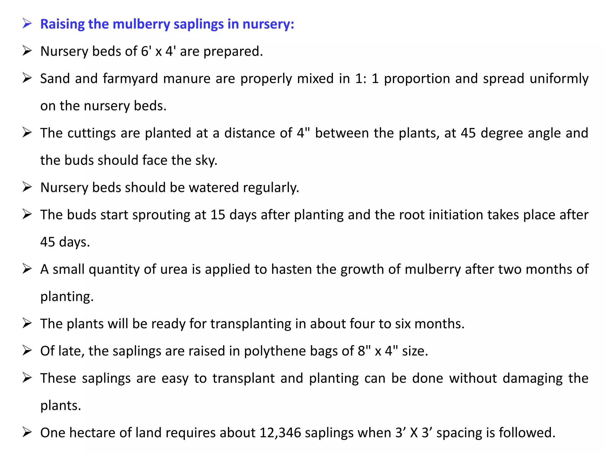 3 chapter moriculture | PPTX