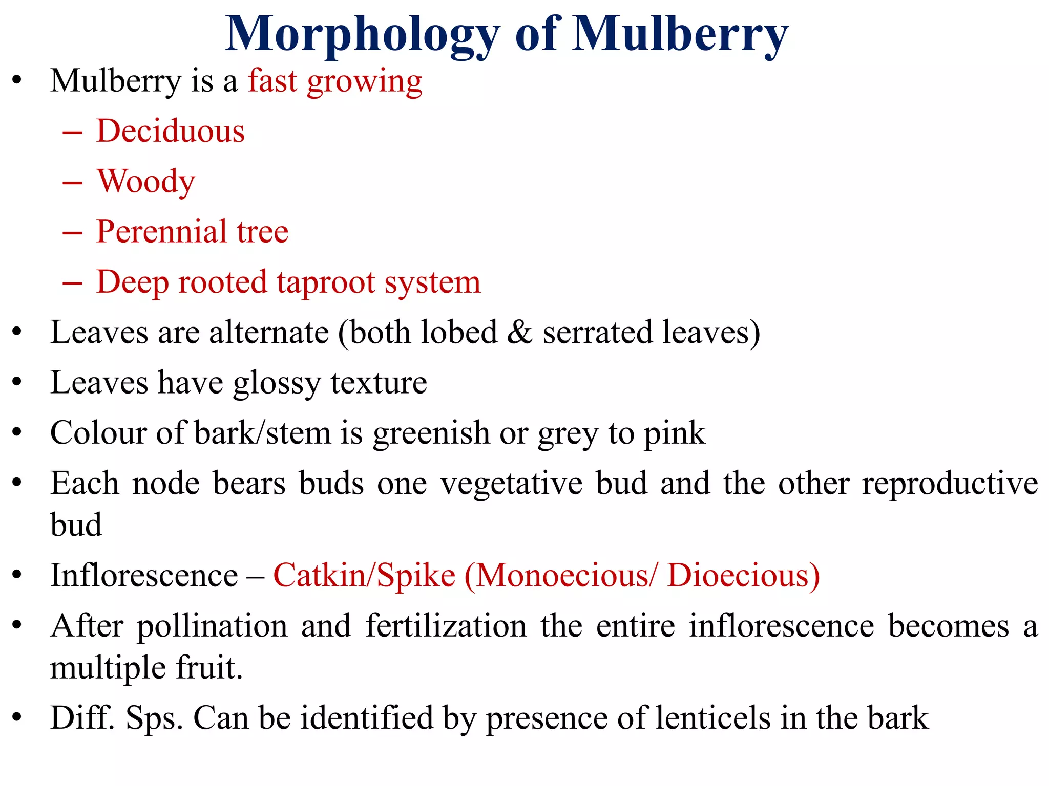 3 chapter moriculture | PPTX