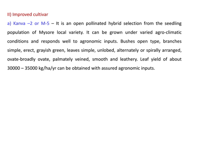 3 chapter moriculture | PPTX