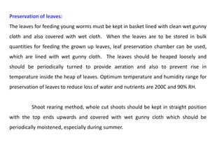 3 chapter moriculture | PPTX