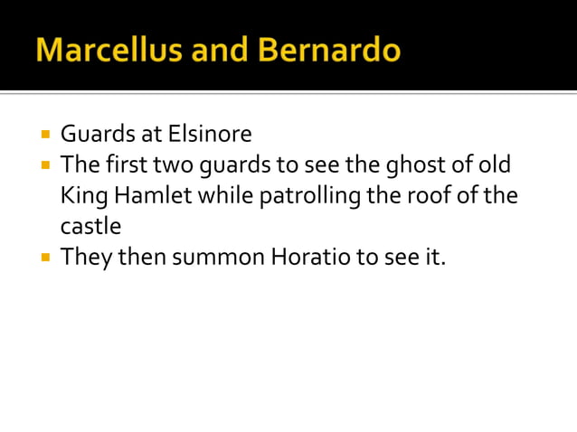 3 character list hamlet | PPTX