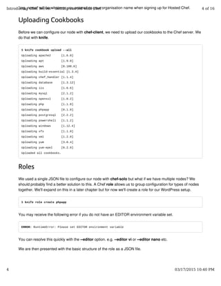 Cloud Automation with Opscode Chef | PDF | Cloud Computing | Internet