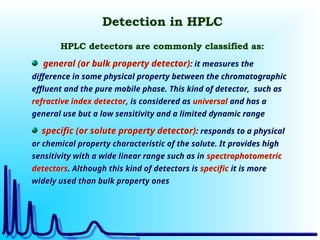 Liquid Chromatography HPLC university chapter | PPT