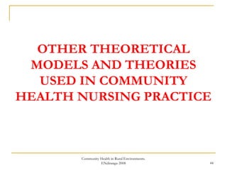 3 - CHN -Conceptual Models in Community Health Nursing.ppt