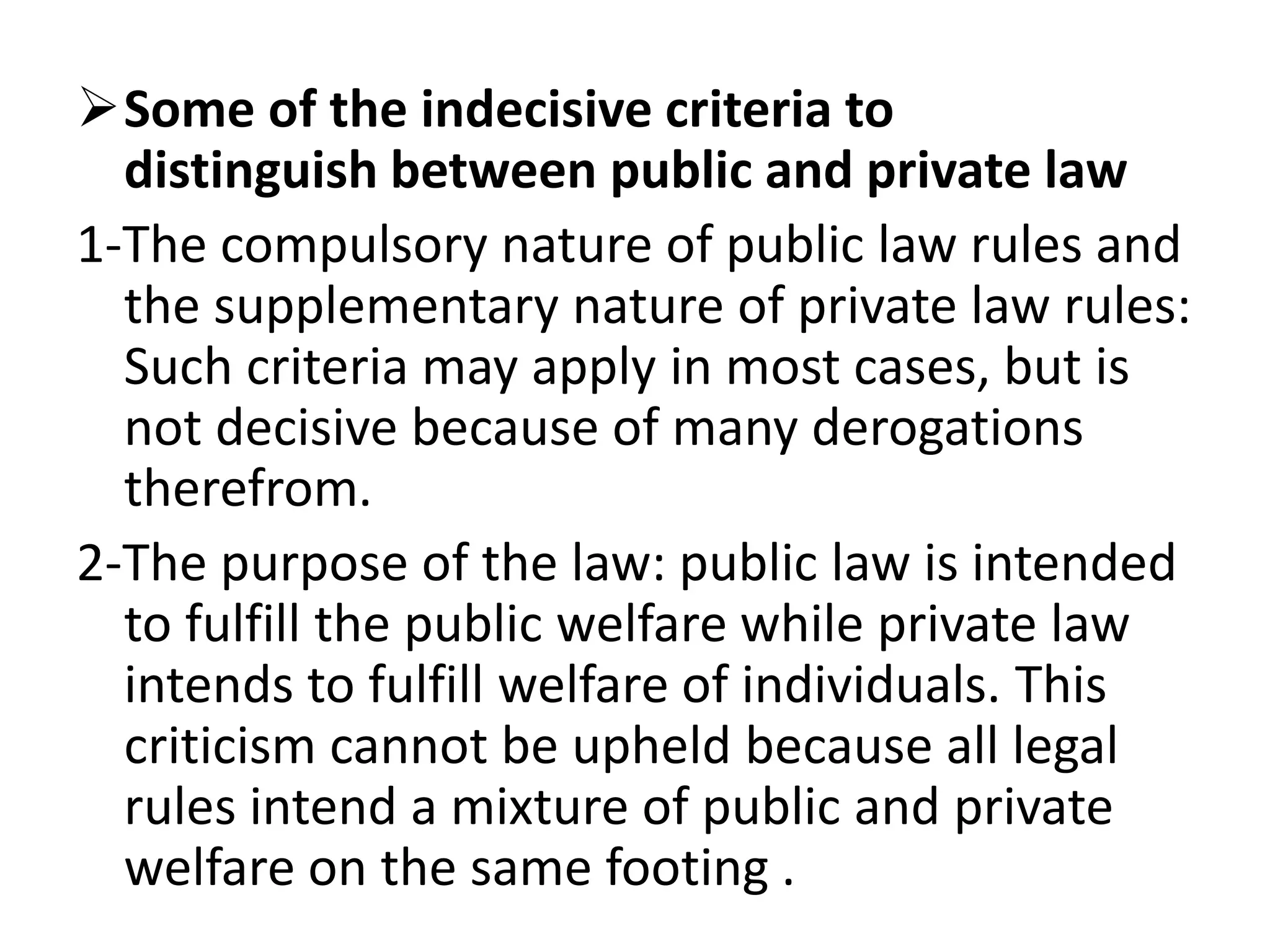 3-Classification of Law and Legal Rules Section 1 Public and Private ...