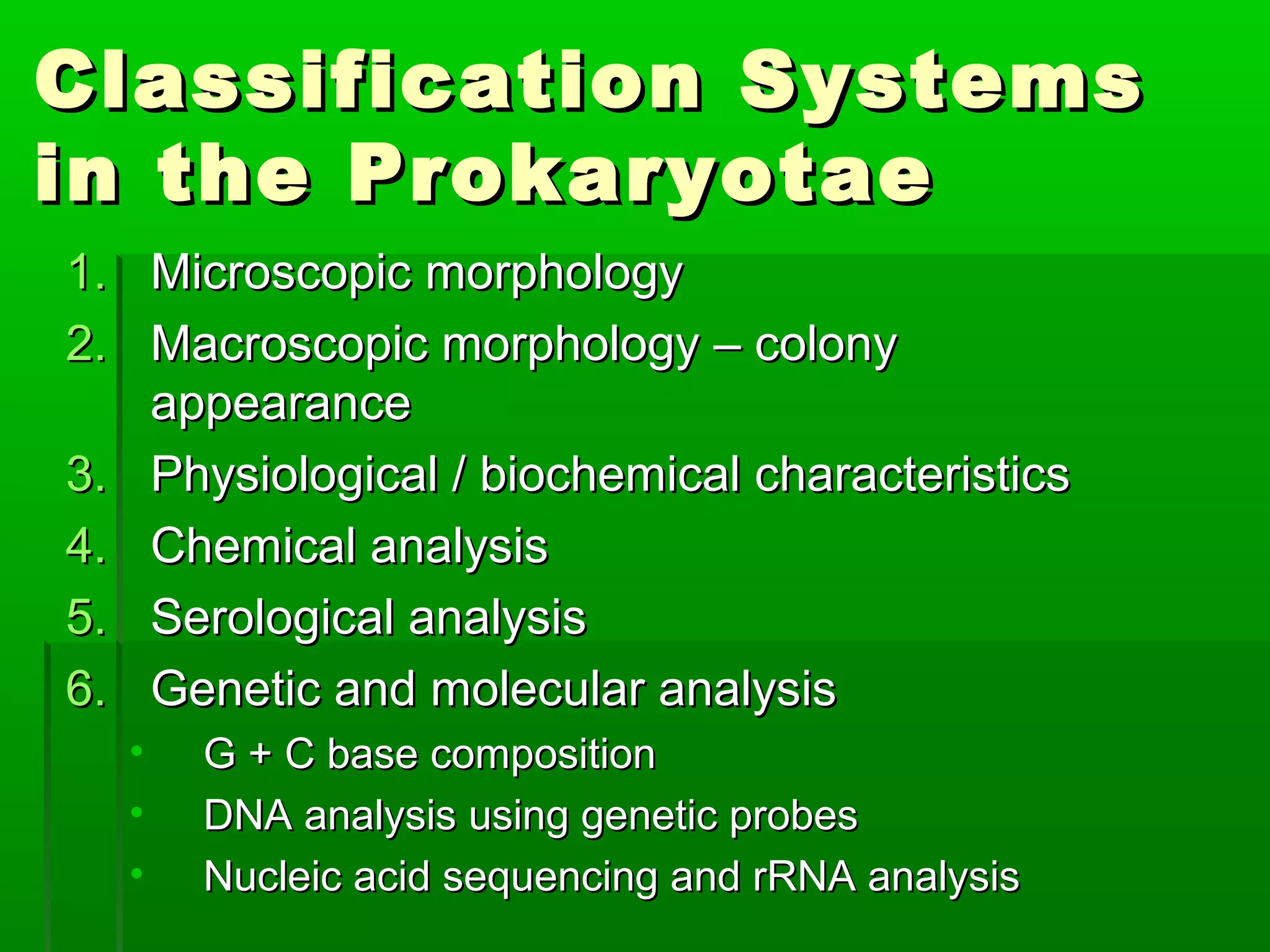 3 classification of microorganisms | PPT