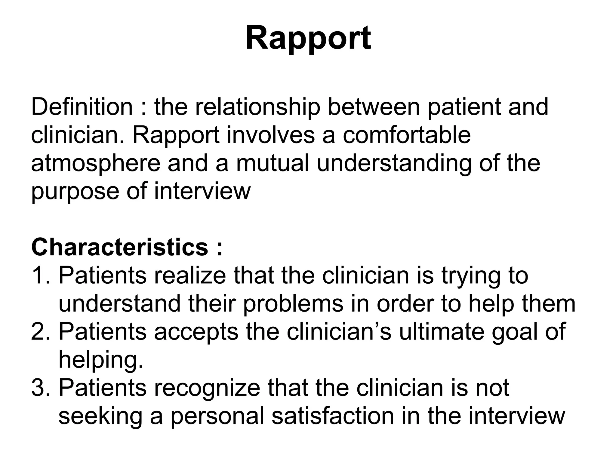 clinical assessment interview | PPT