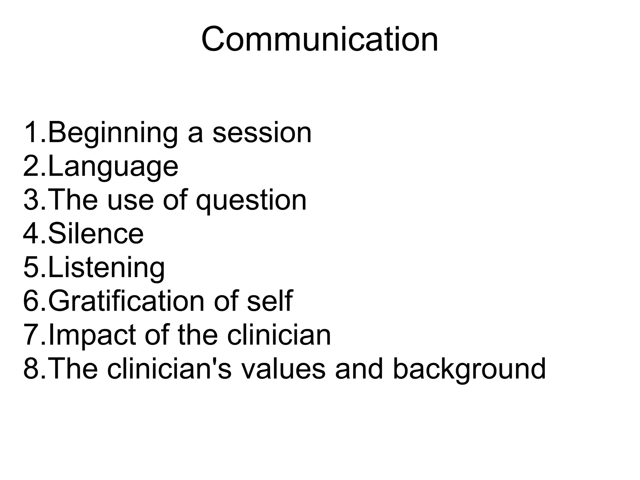 clinical assessment interview | PPT