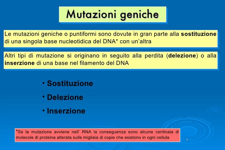 Tipidimutazionigenetiche