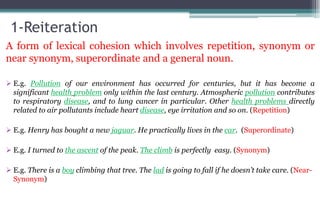 Cohesion, Coherence and Textuality | PPT