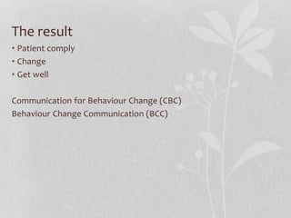 Communication & Health Education | PPT