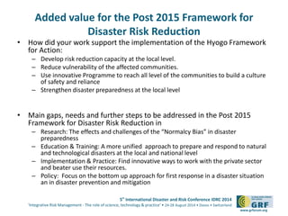 3- Community Preparedness through Risk Communication RAPID LA Peru ...