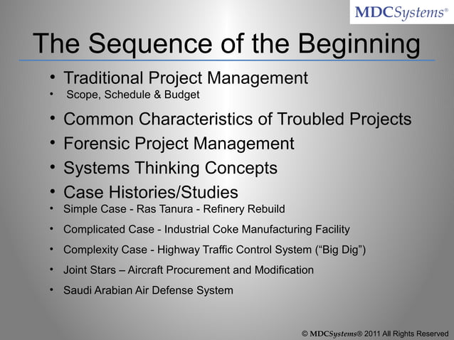 Complexity - Advanced Engineering Project Management | PPT