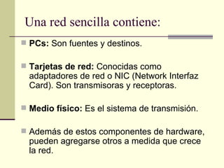 3 componentes de una red | PPT