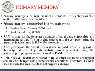 3 computer memory | PDF | Data Storage and Warehousing | Computing