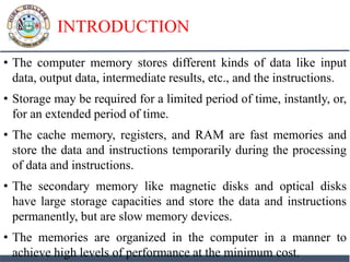 3 computer memory | PDF | Data Storage and Warehousing | Computing