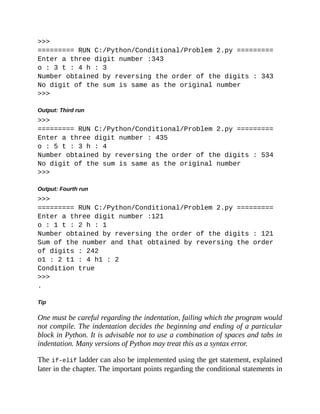 Conditional Statements | PDF