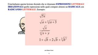 3 condizione di esistenza dei radicali | PDF