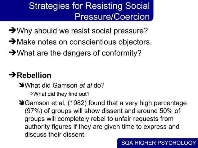 3. Conformity & Obedience | PPT