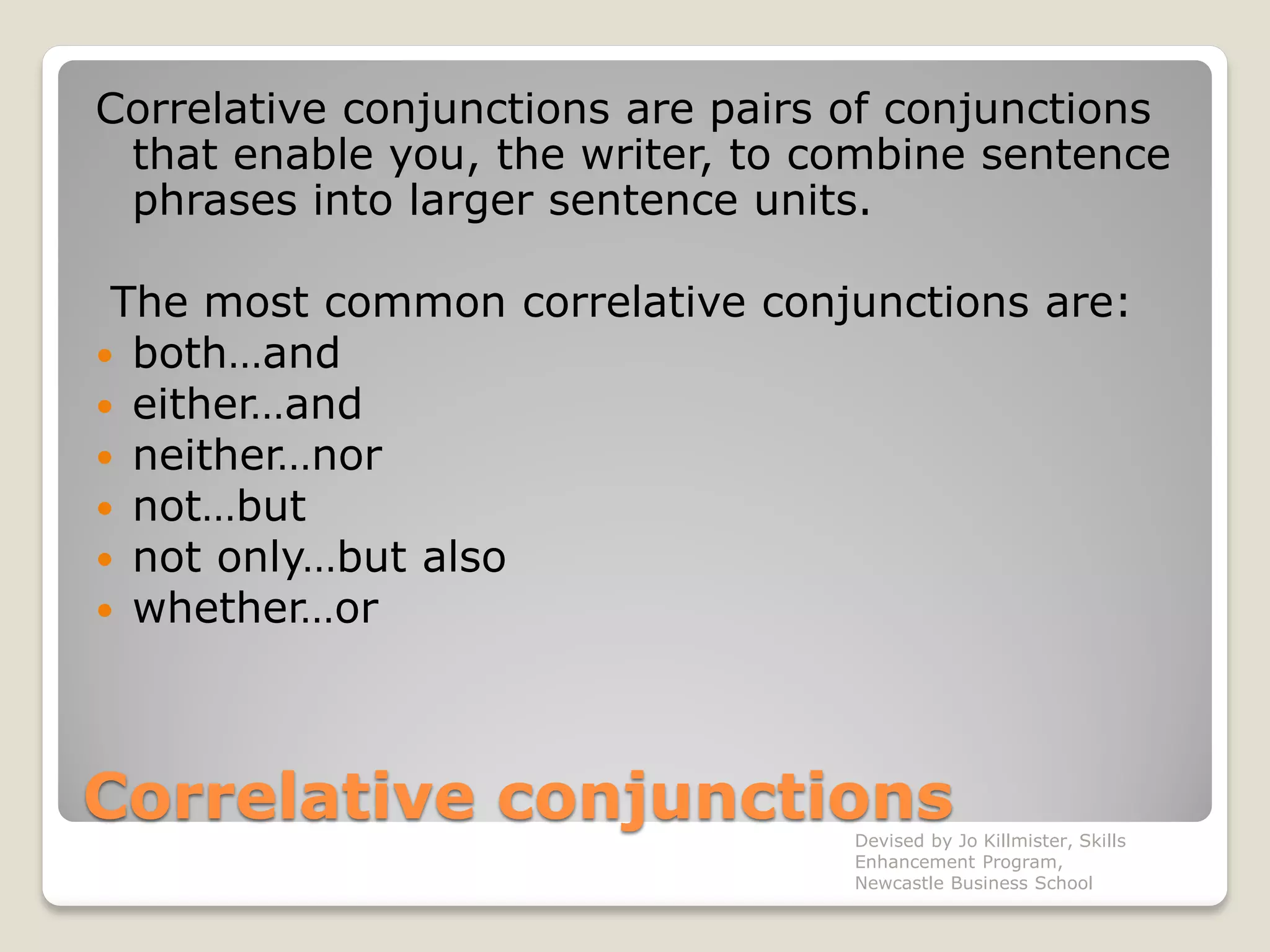 3 conjunctions advervs | PPT