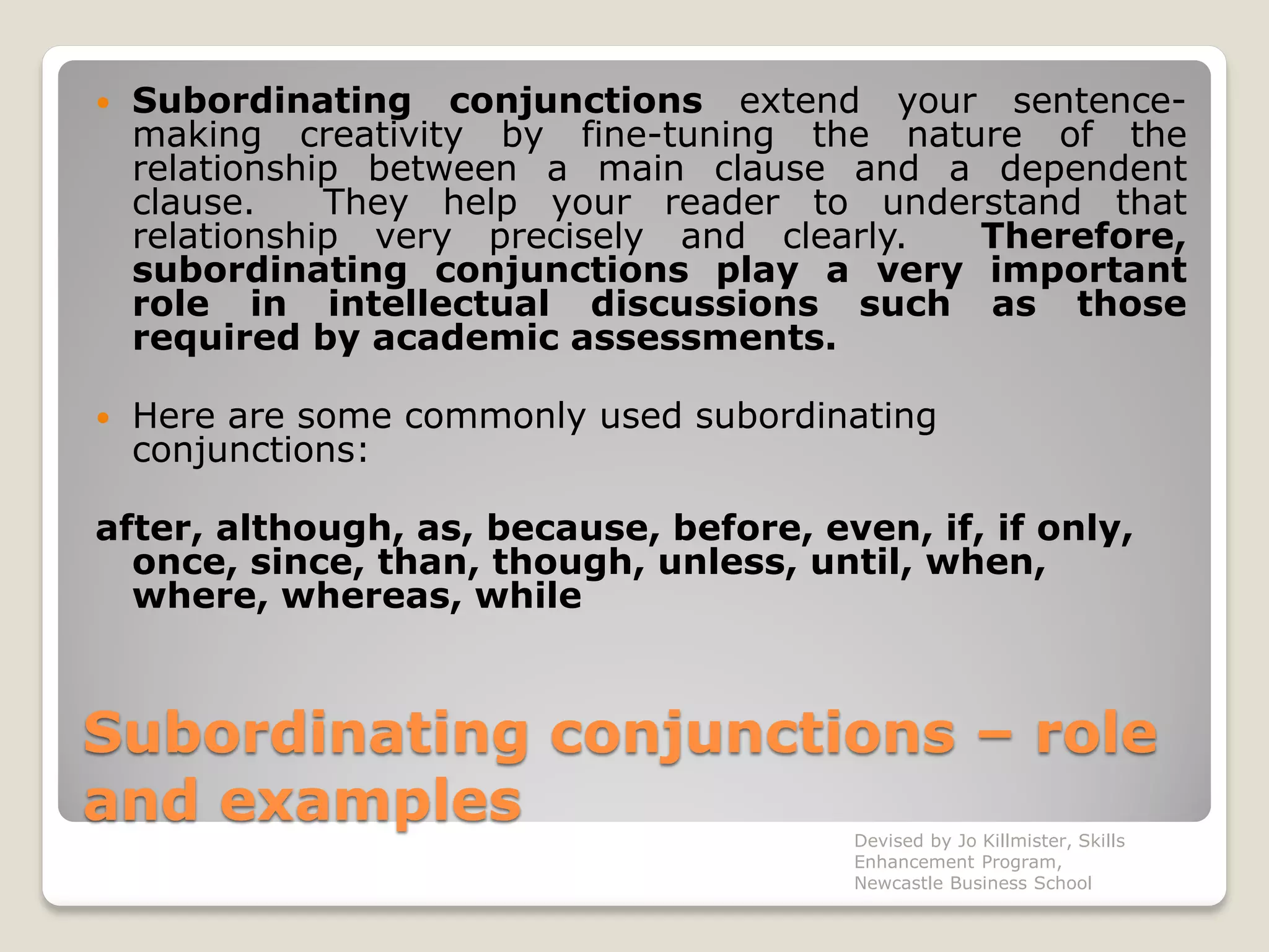 3 conjunctions advervs | PPT