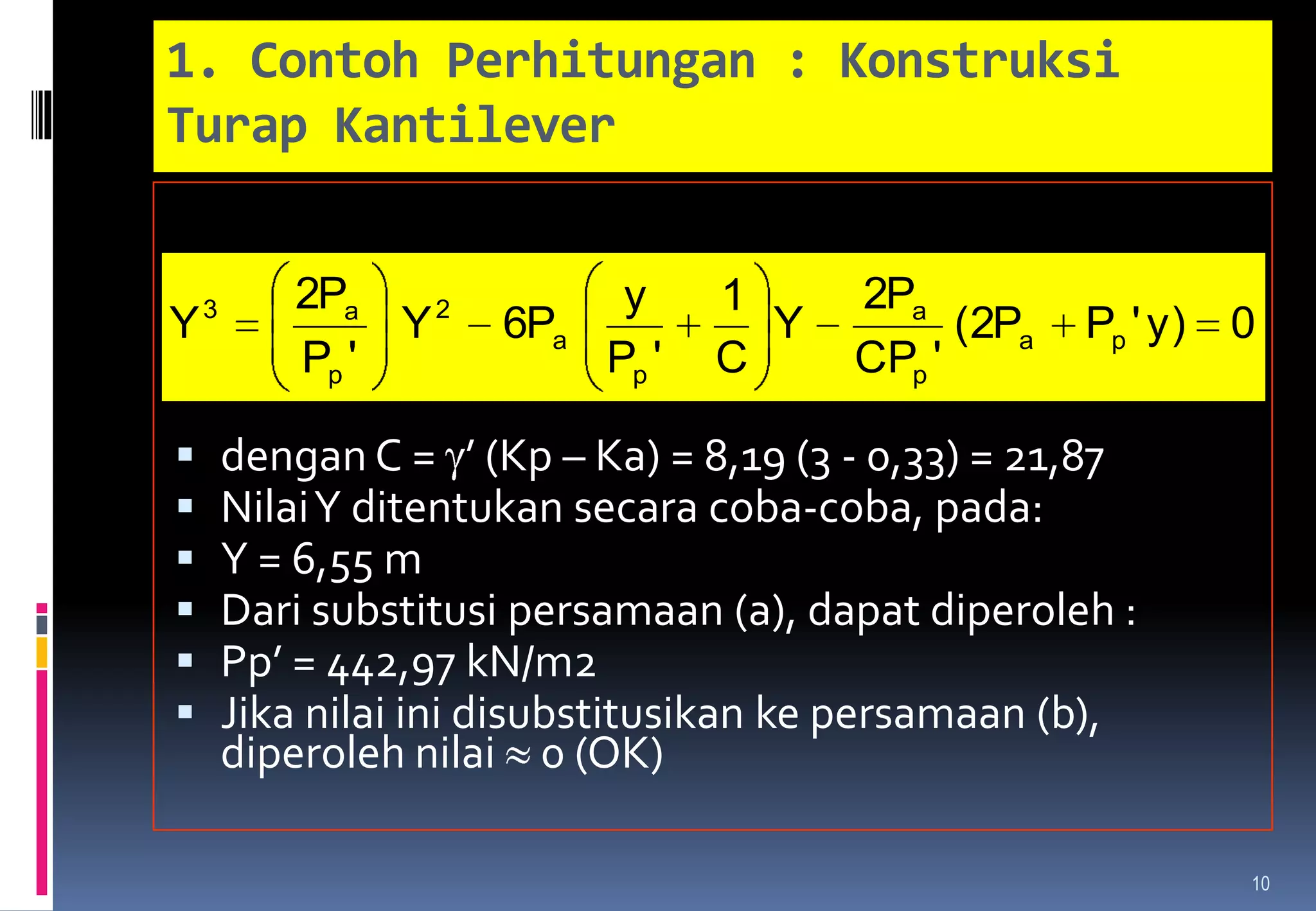 9 contoh desain turap | PPT