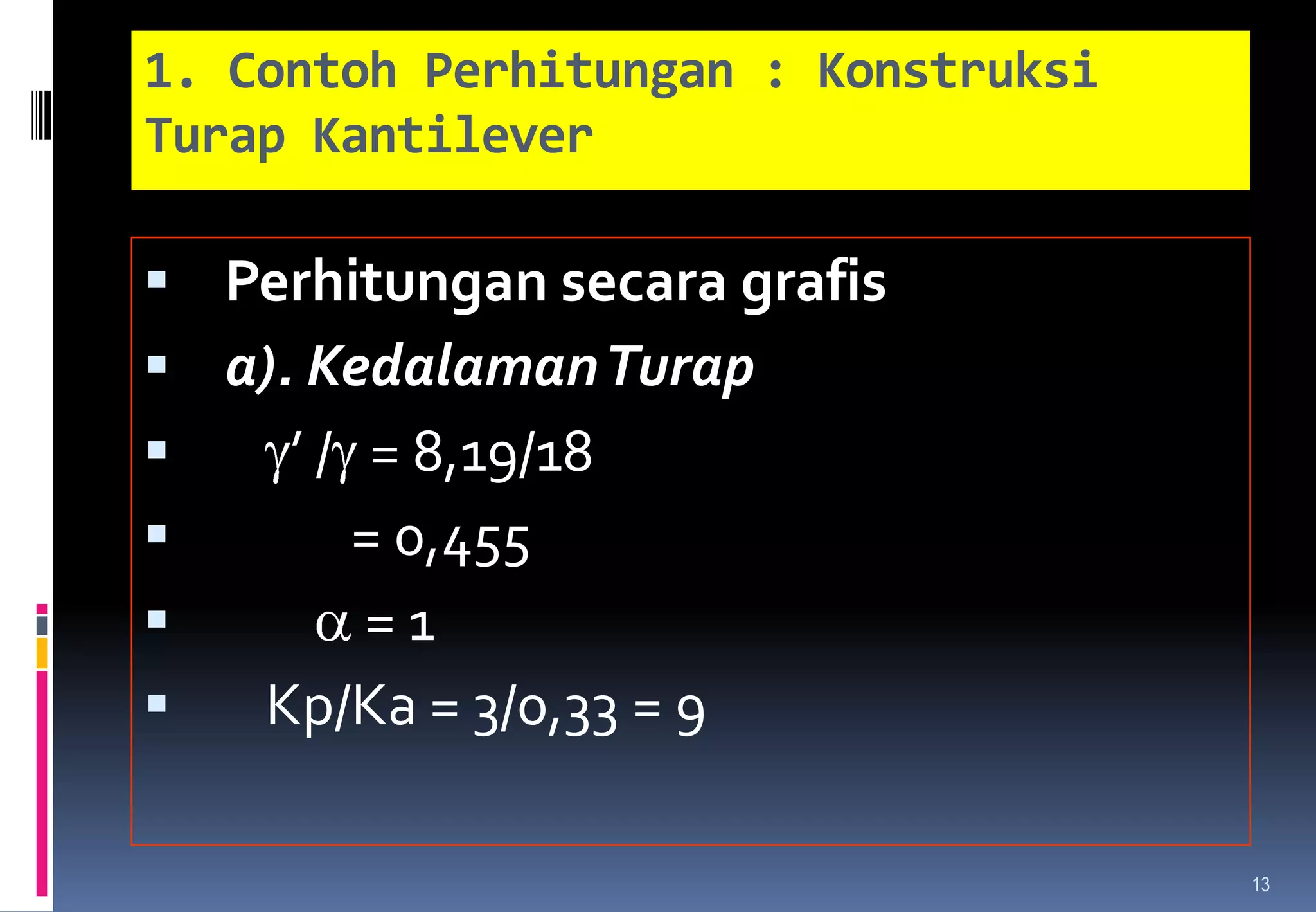 9 contoh desain turap | PPT