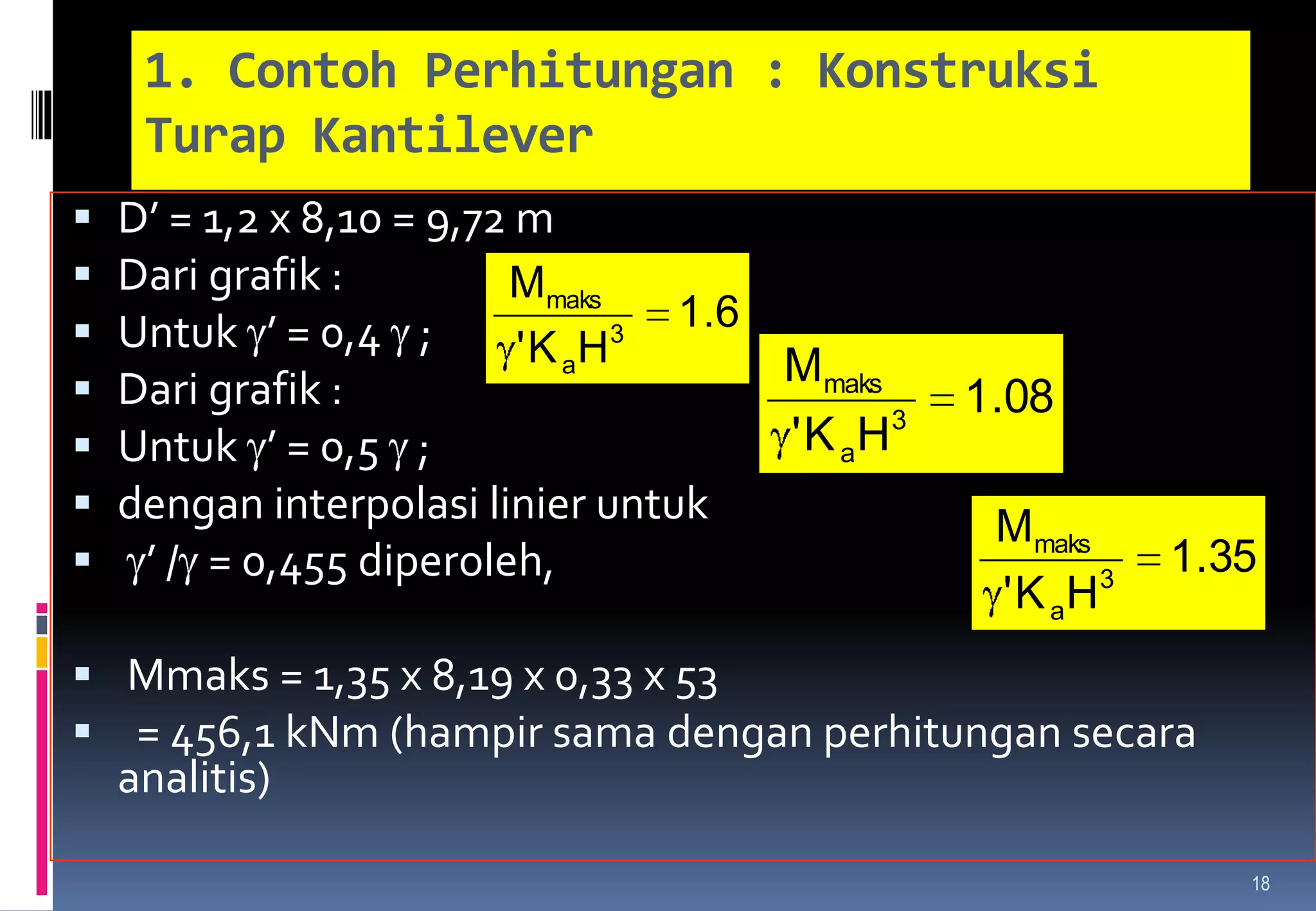 9 contoh desain turap | PPT