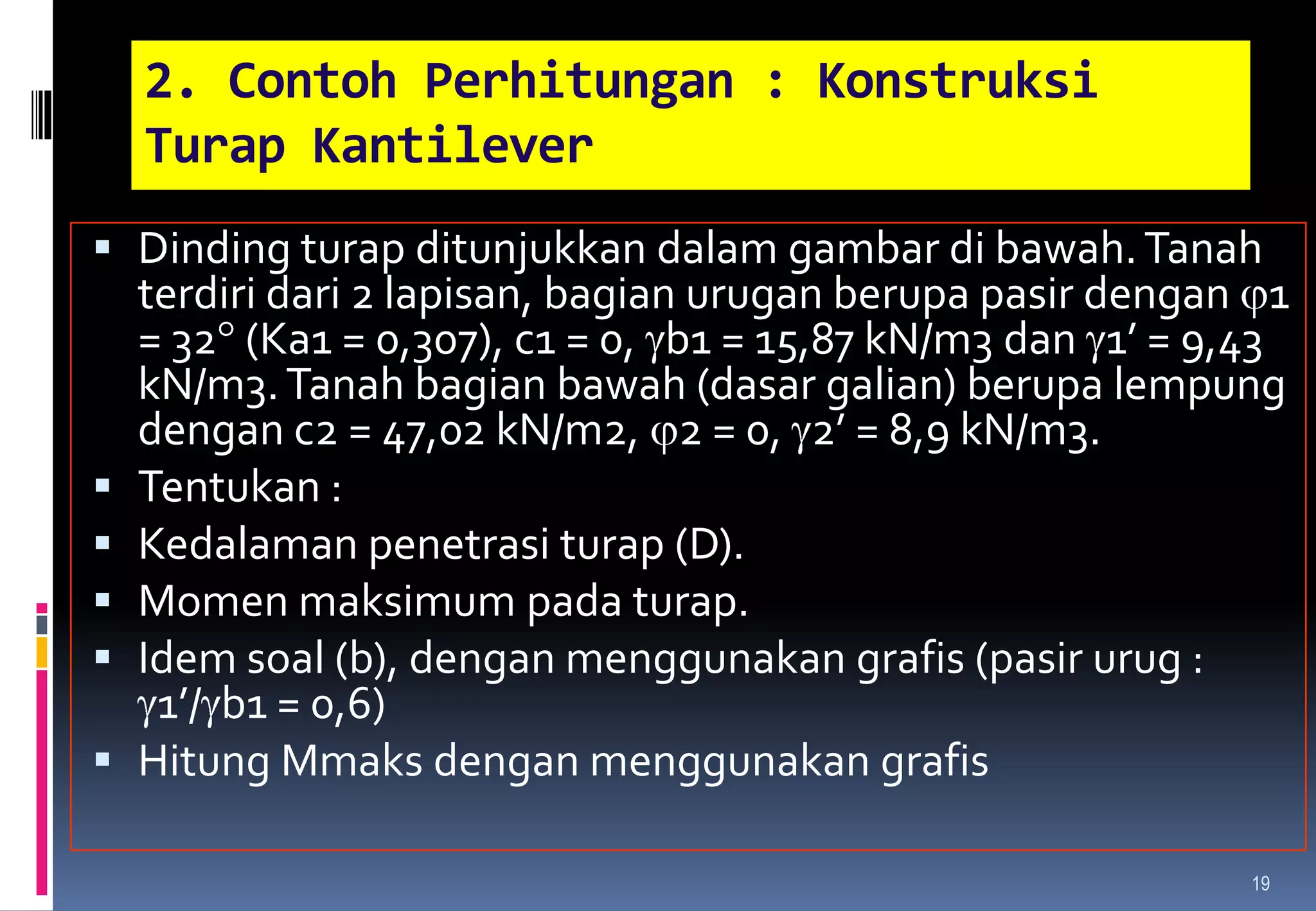9 contoh desain turap | PPT