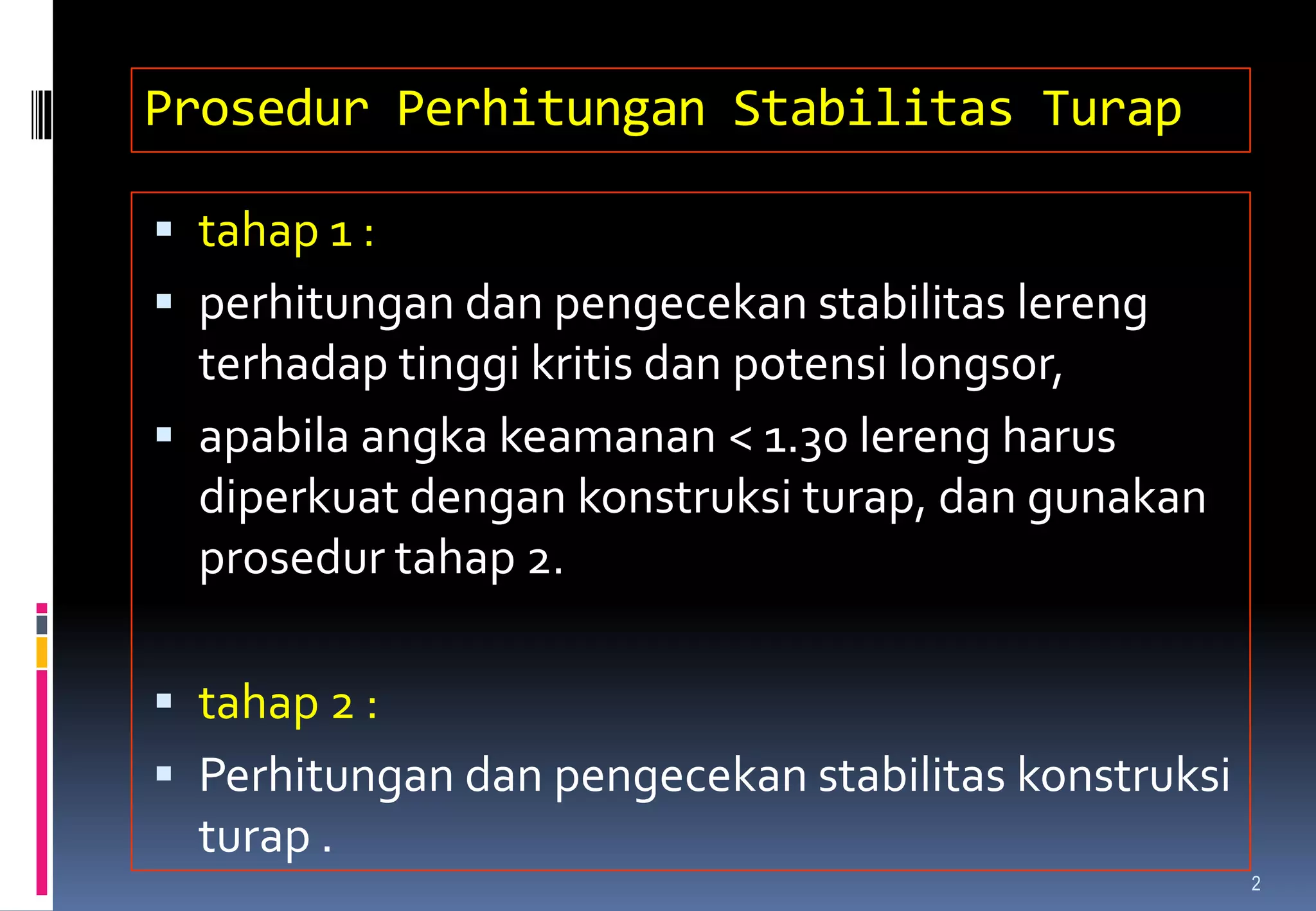 9 contoh desain turap | PPT