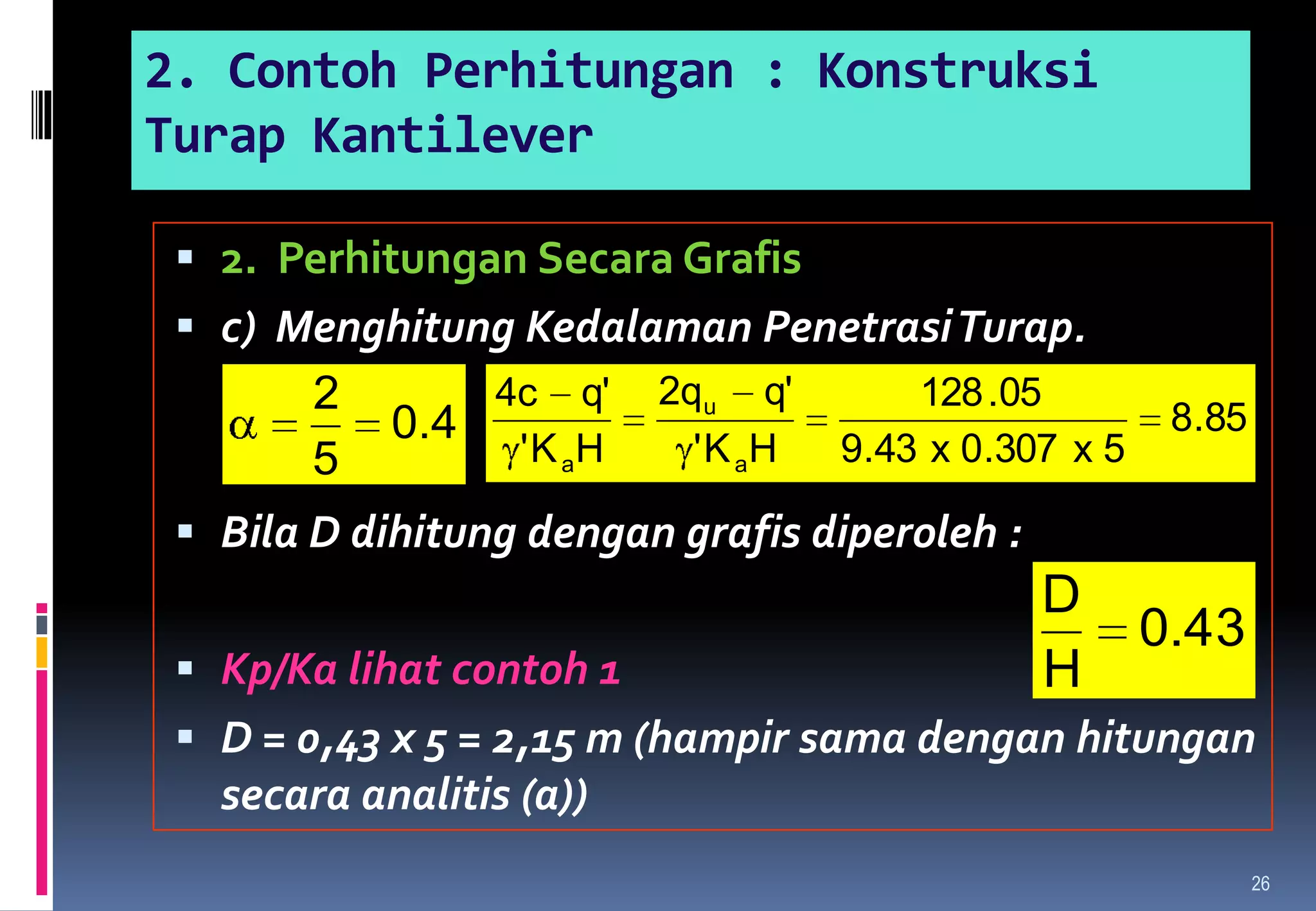 9 contoh desain turap | PPT