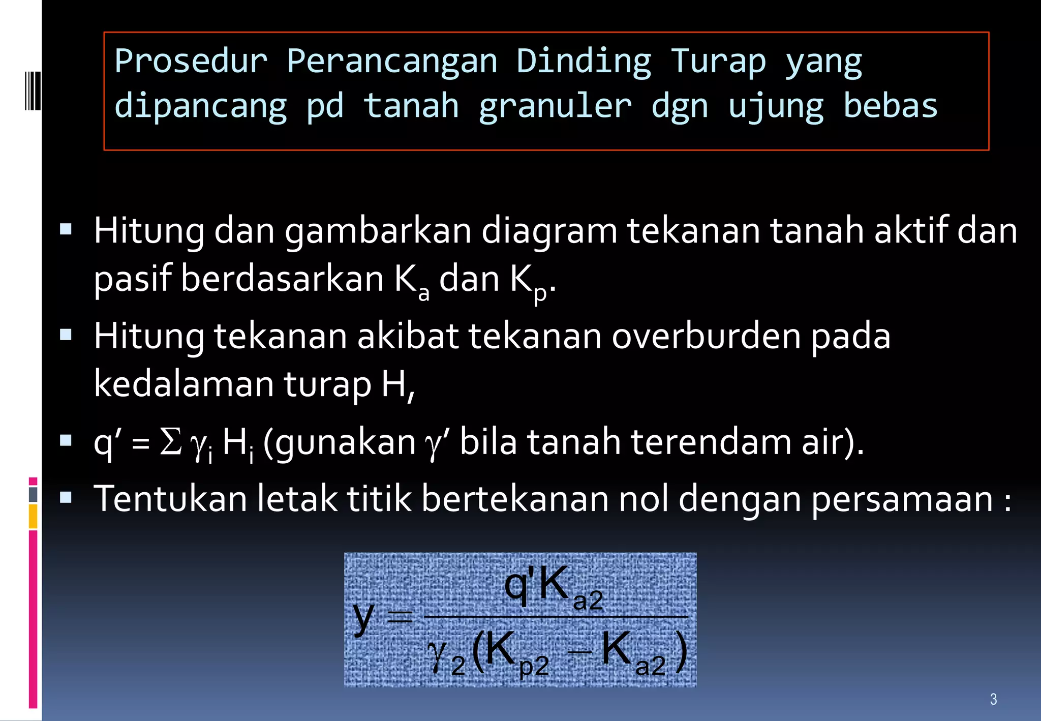 9 contoh desain turap | PPT