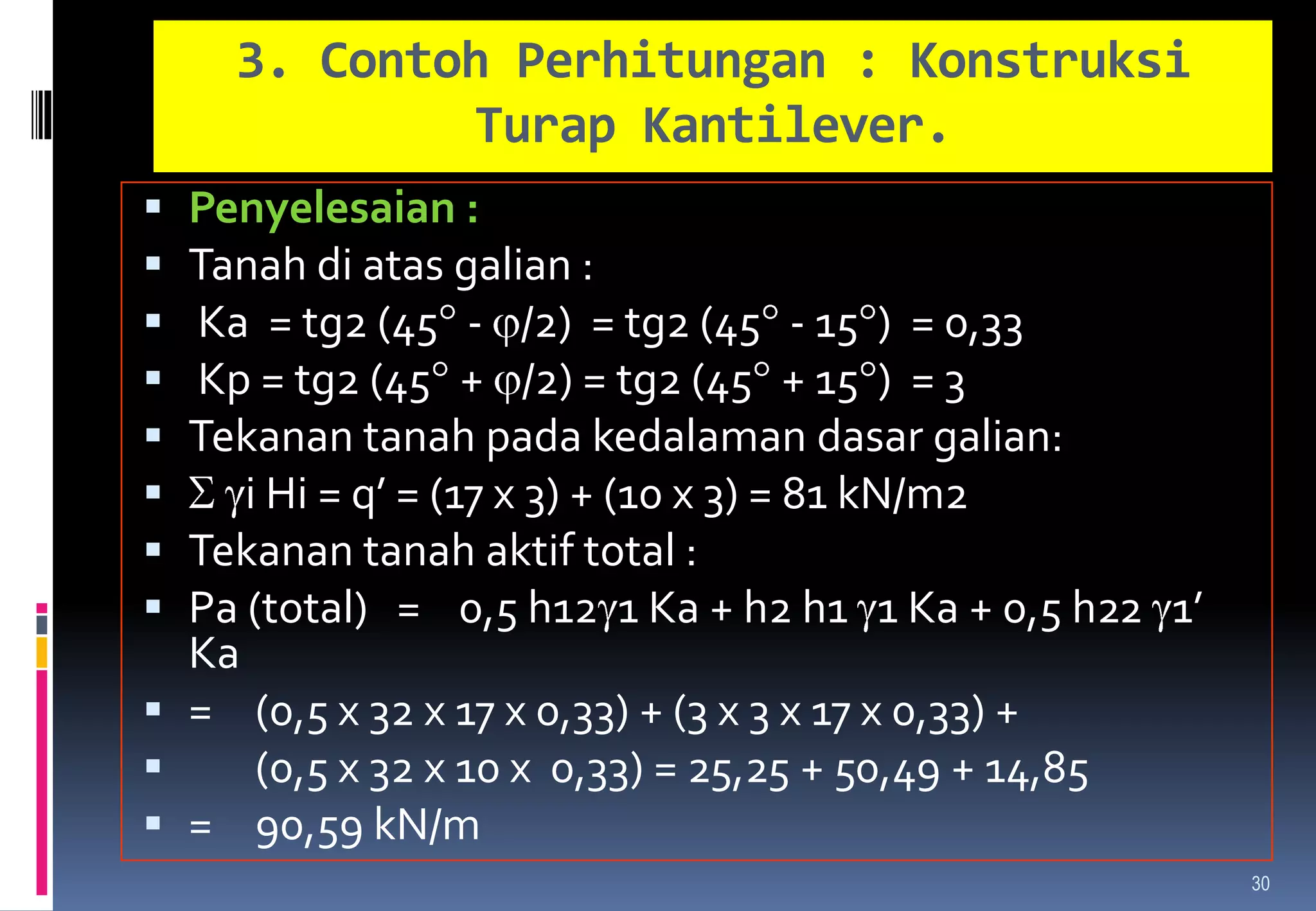 9 contoh desain turap | PPT
