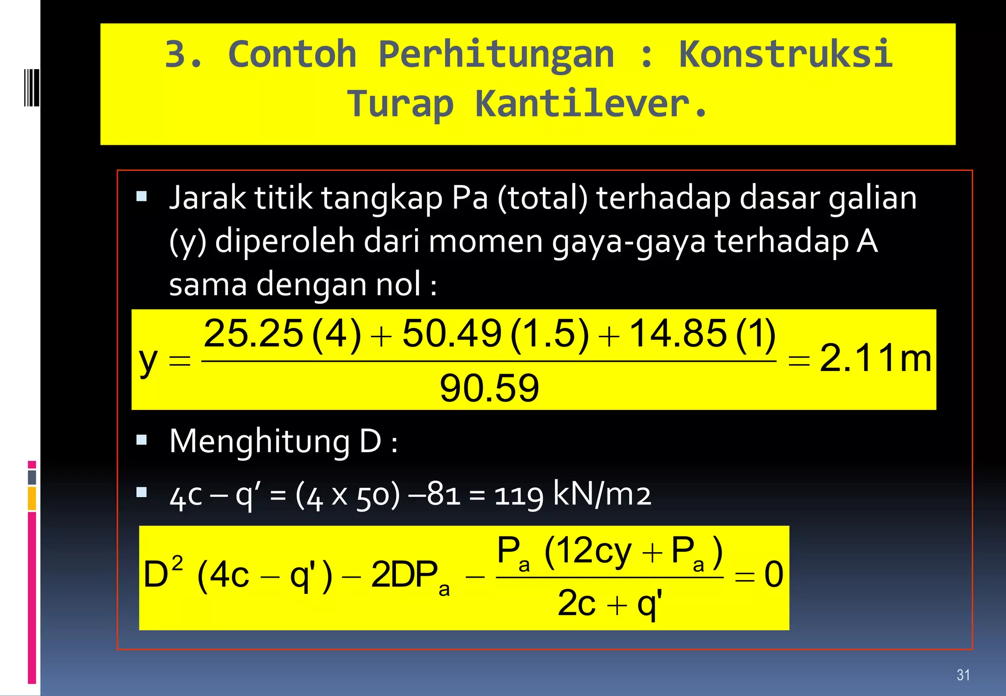 9 contoh desain turap | PPT