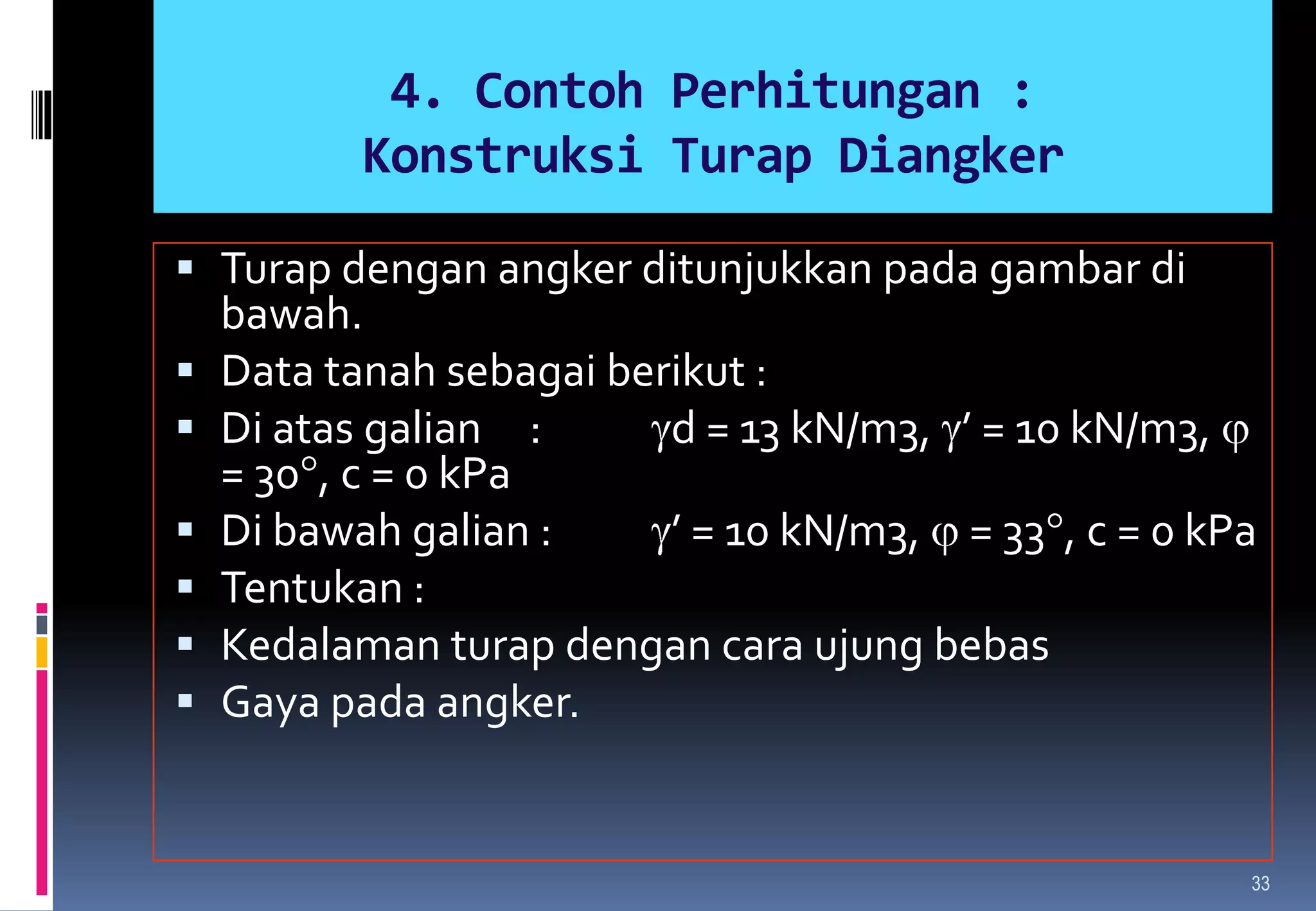 9 contoh desain turap | PPT