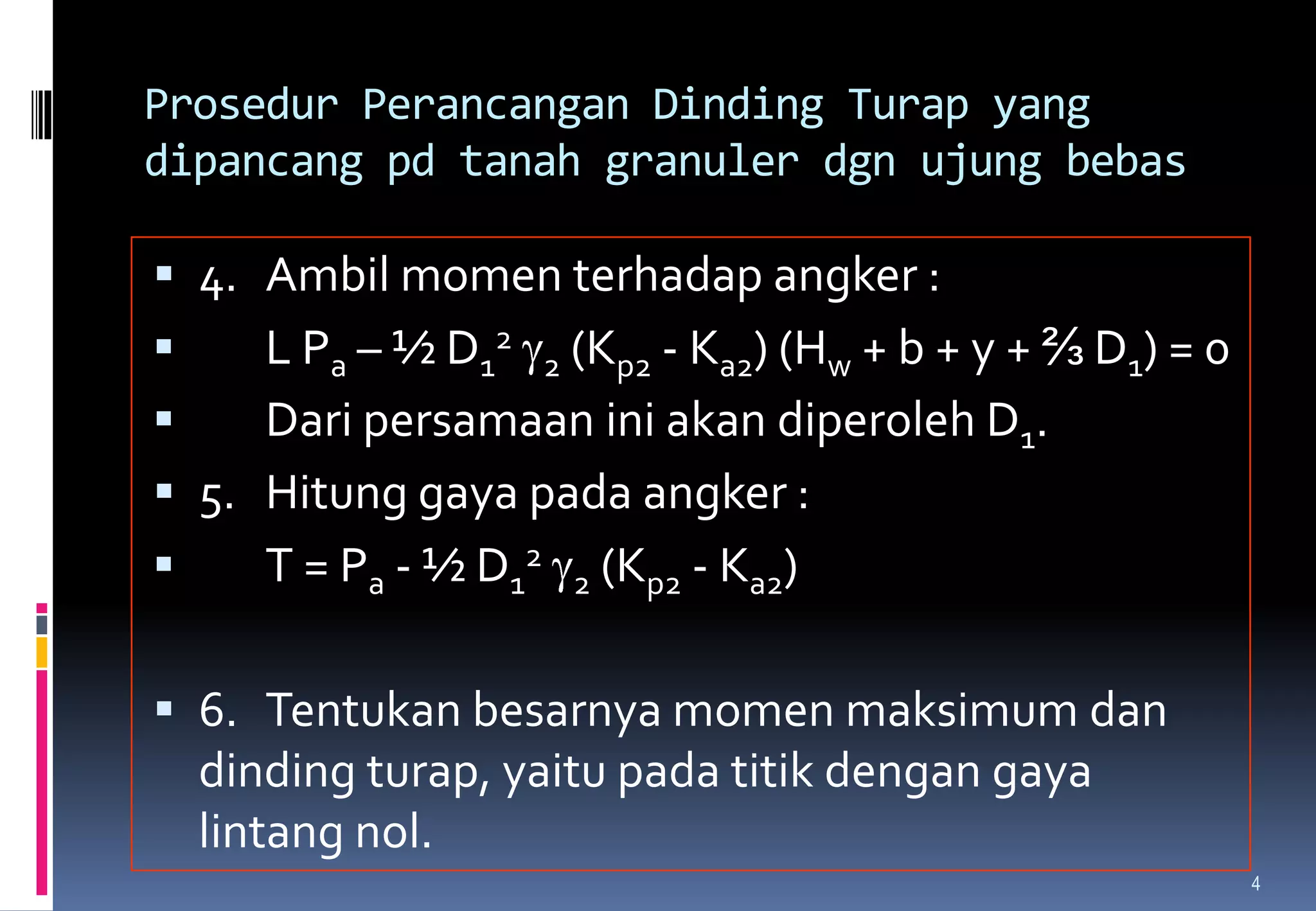 9 contoh desain turap | PPT