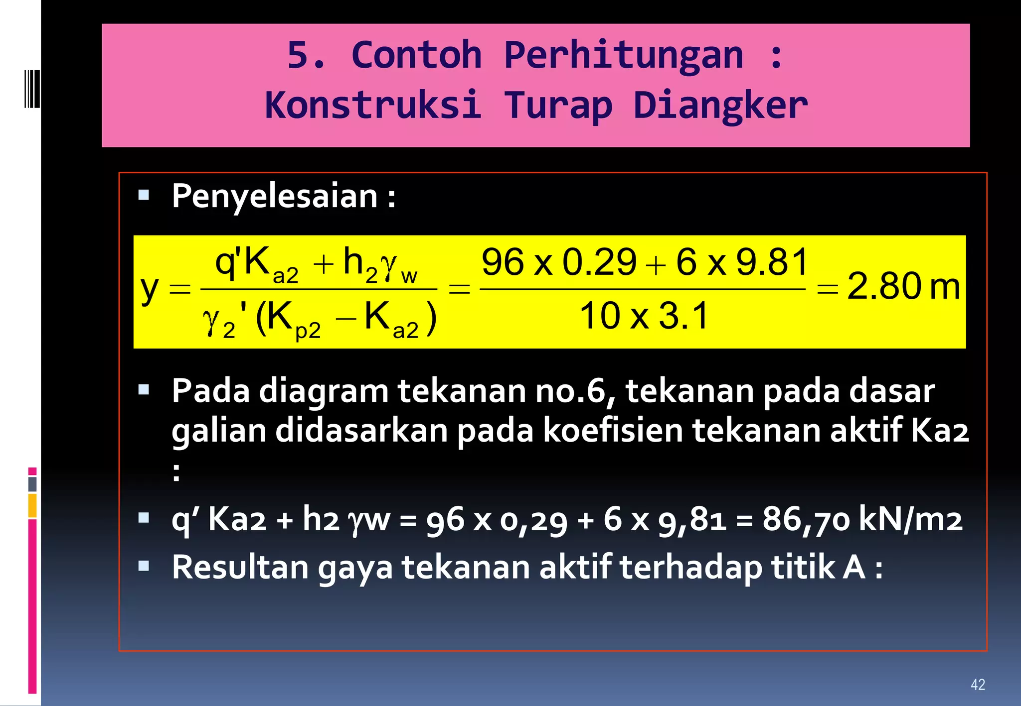 9 contoh desain turap | PPT