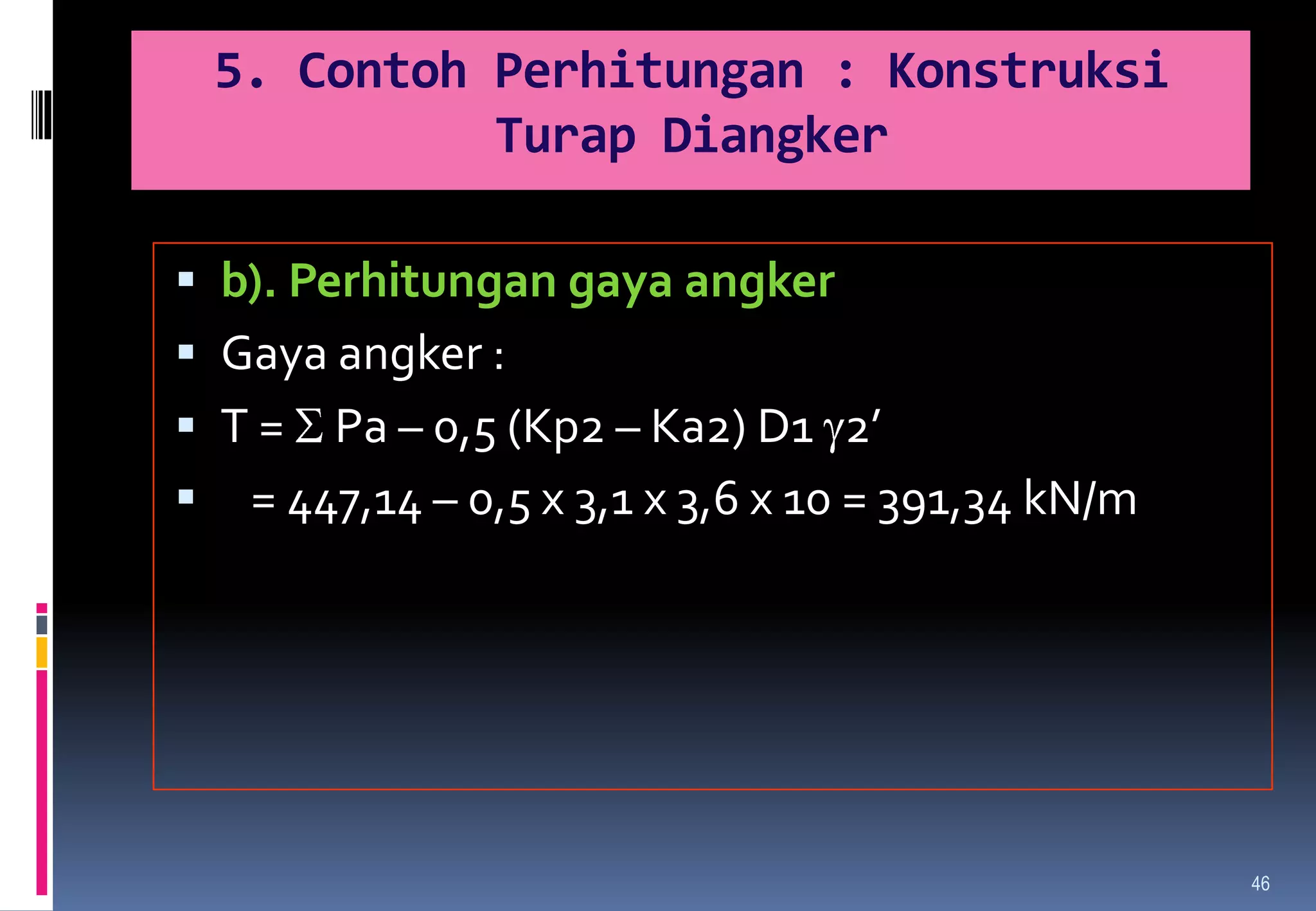 9 contoh desain turap | PPT